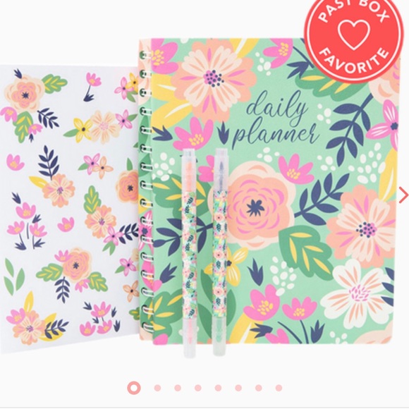 steel mill & co | Office | Steel Mill Co To Do Daily Planner Bundle Floral Nwt | Poshmark